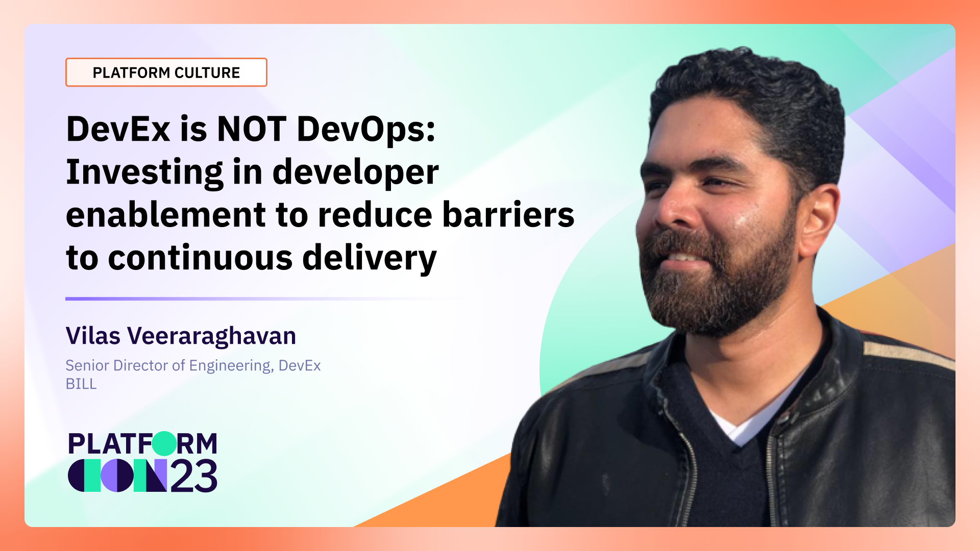 DevEx is NOT DevOps: Investing in developer enablement to reduce barriers to continuous delivery